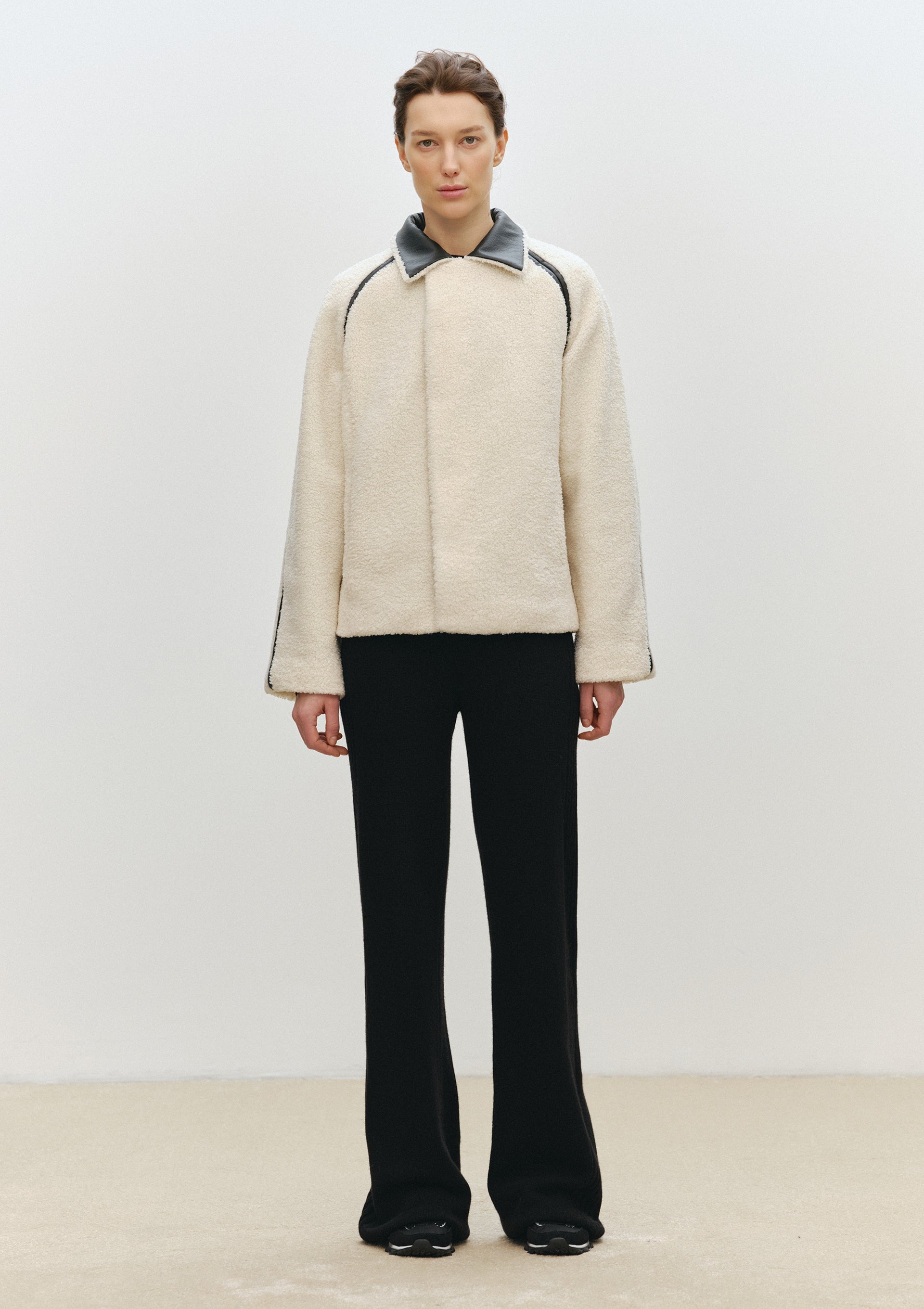Sherpa Jacket in Ivory – NORBA